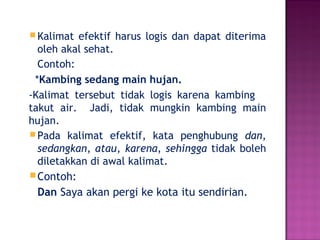Kalimat dalam bahasa indonesia | PPT