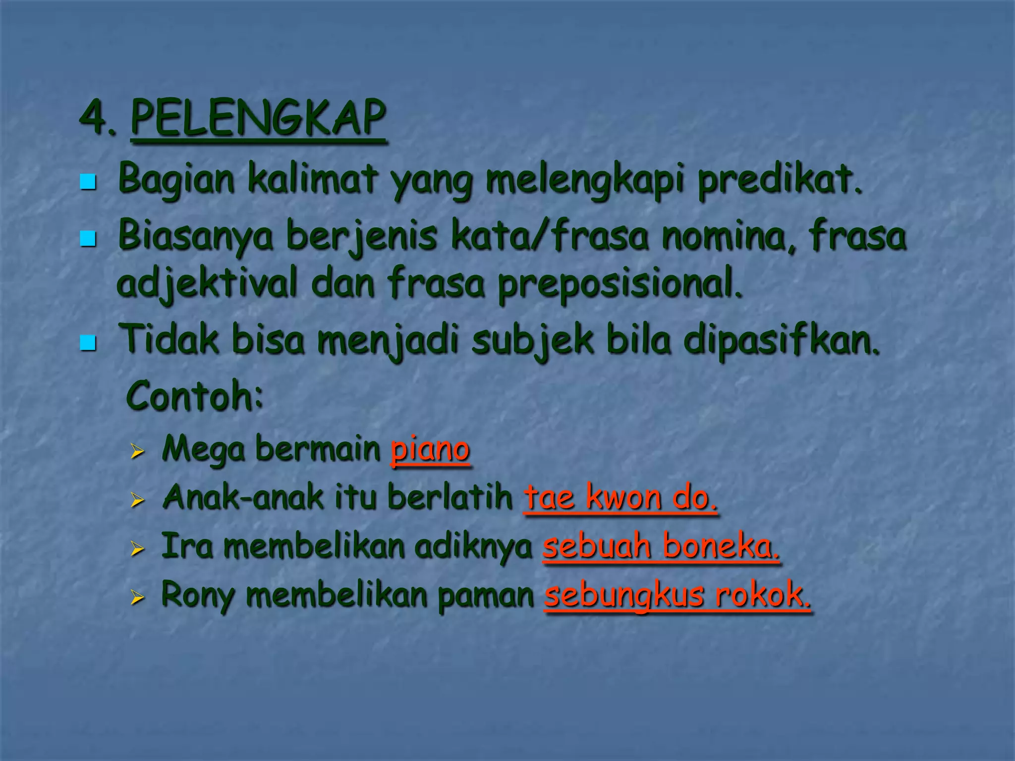 Kalimat dalam bahasa indonesia | PPTX