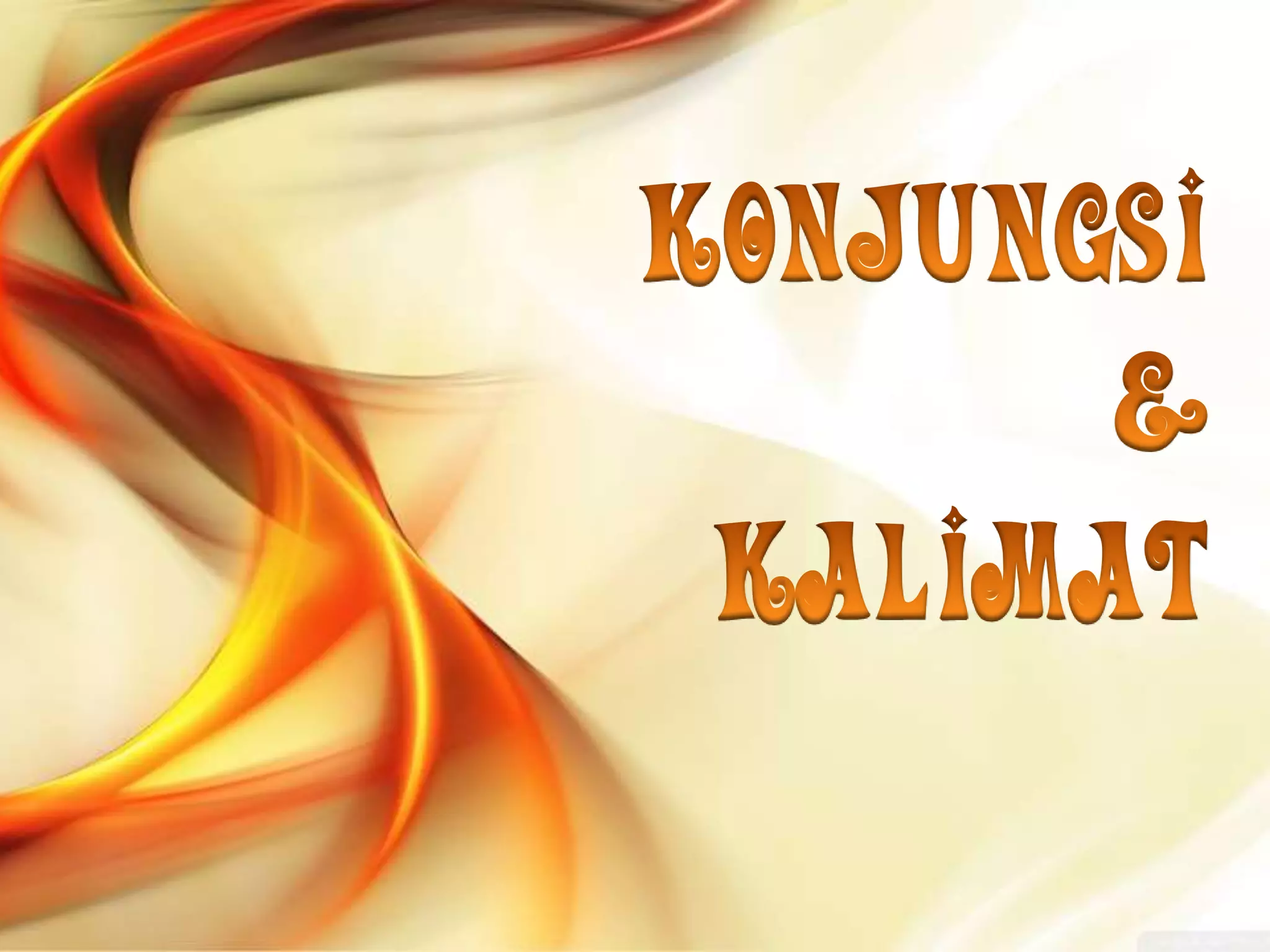 Kalimat dan konjungsi | PPTX