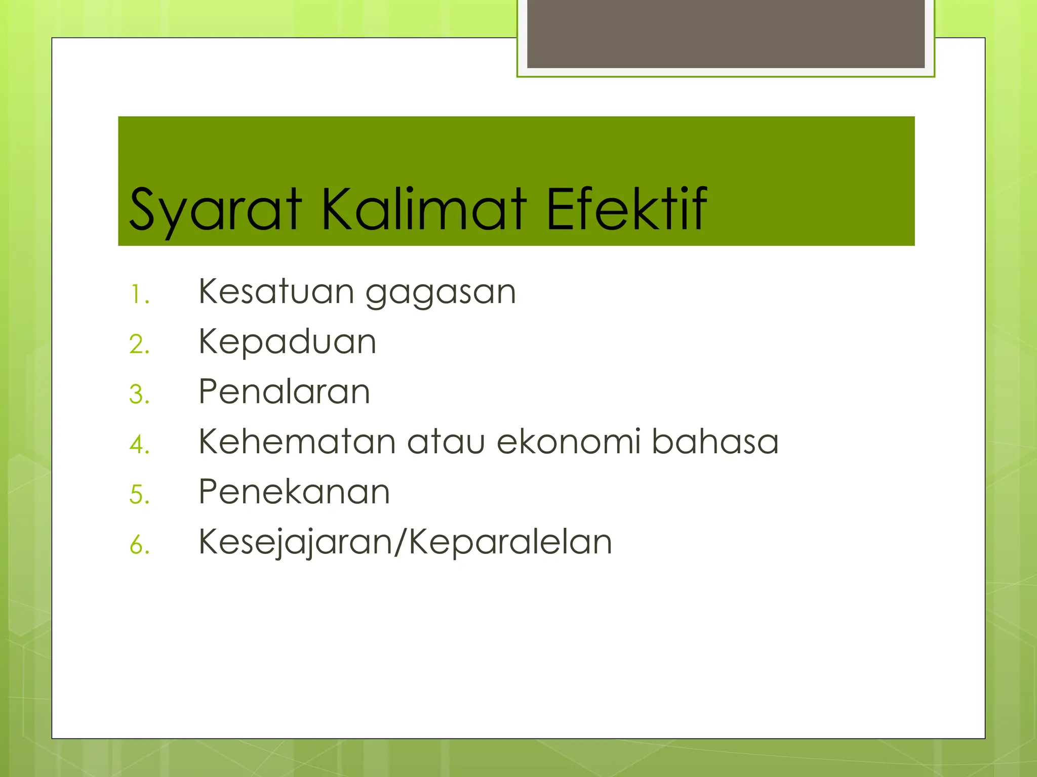 Kalimat Efektif dalam bahasa Indonesia.ppt