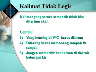 Kalimat efektif (mkdu b.indo pertanian) | PPT