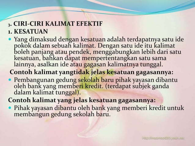 Kalimat efektif ppt | PPTX
