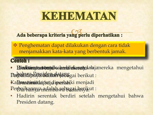 Kalimat efektif present | PPTX