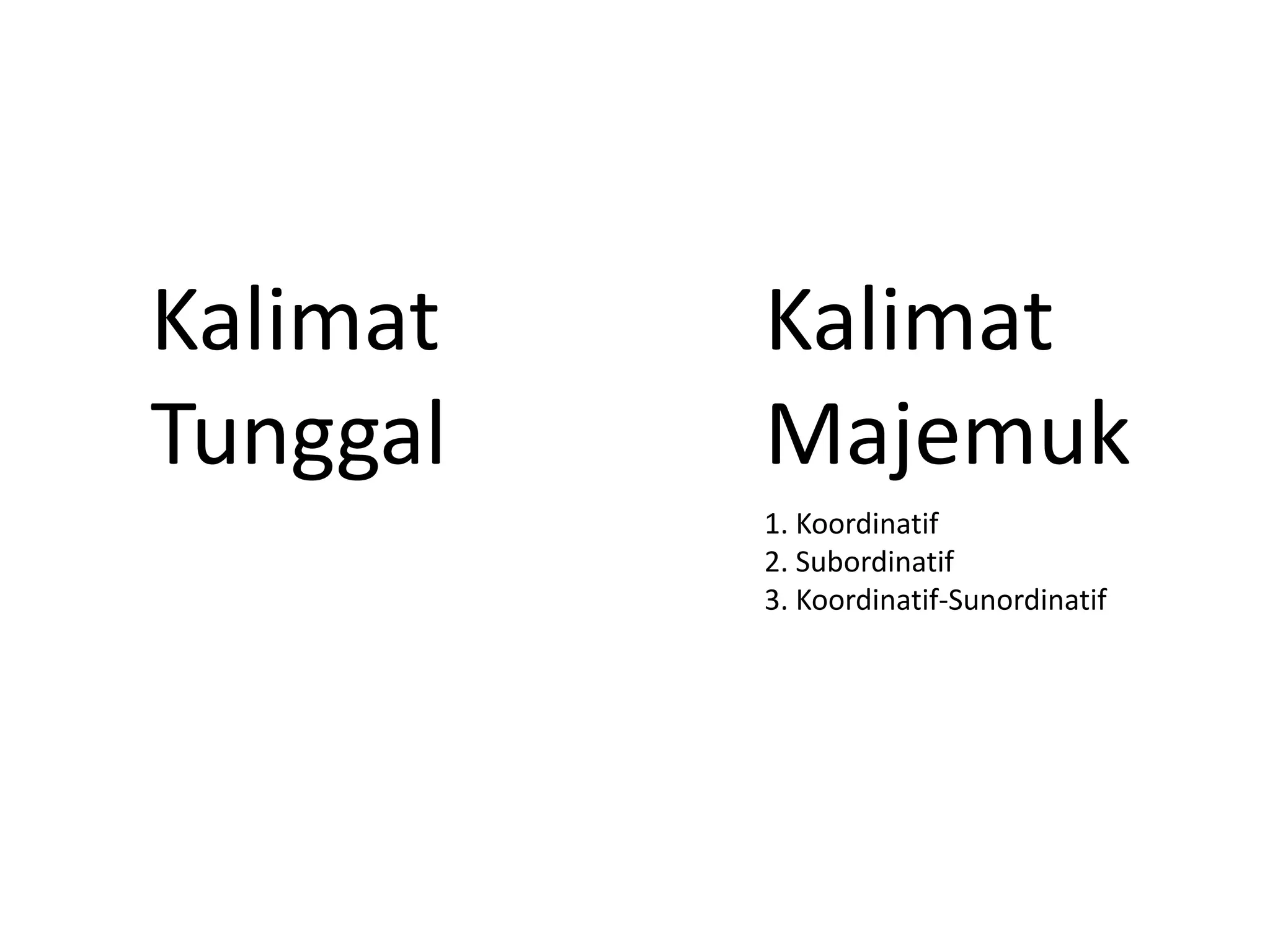 Kalimat menurut struktur gramatikalnya | PPTX
