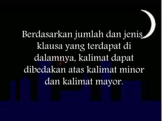 Kalimat minor | PPTX