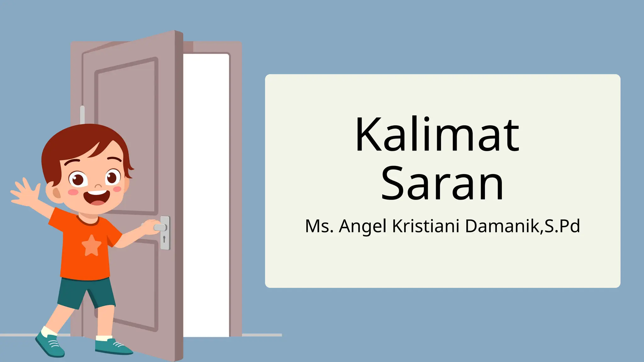 KALIMAT SARAN UNTUK PEMBELEJARAN SD .pptx