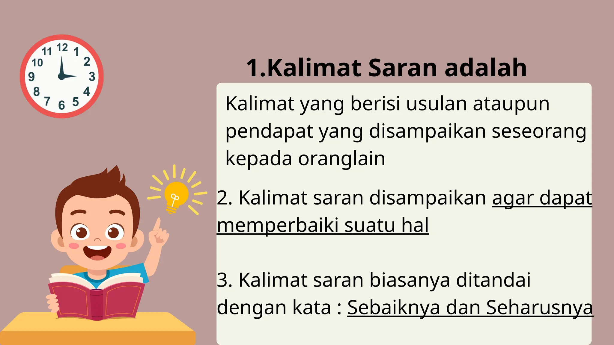 KALIMAT SARAN UNTUK PEMBELEJARAN SD .pptx