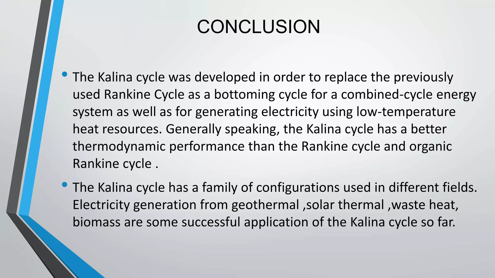 Kalina cycle | PPTX