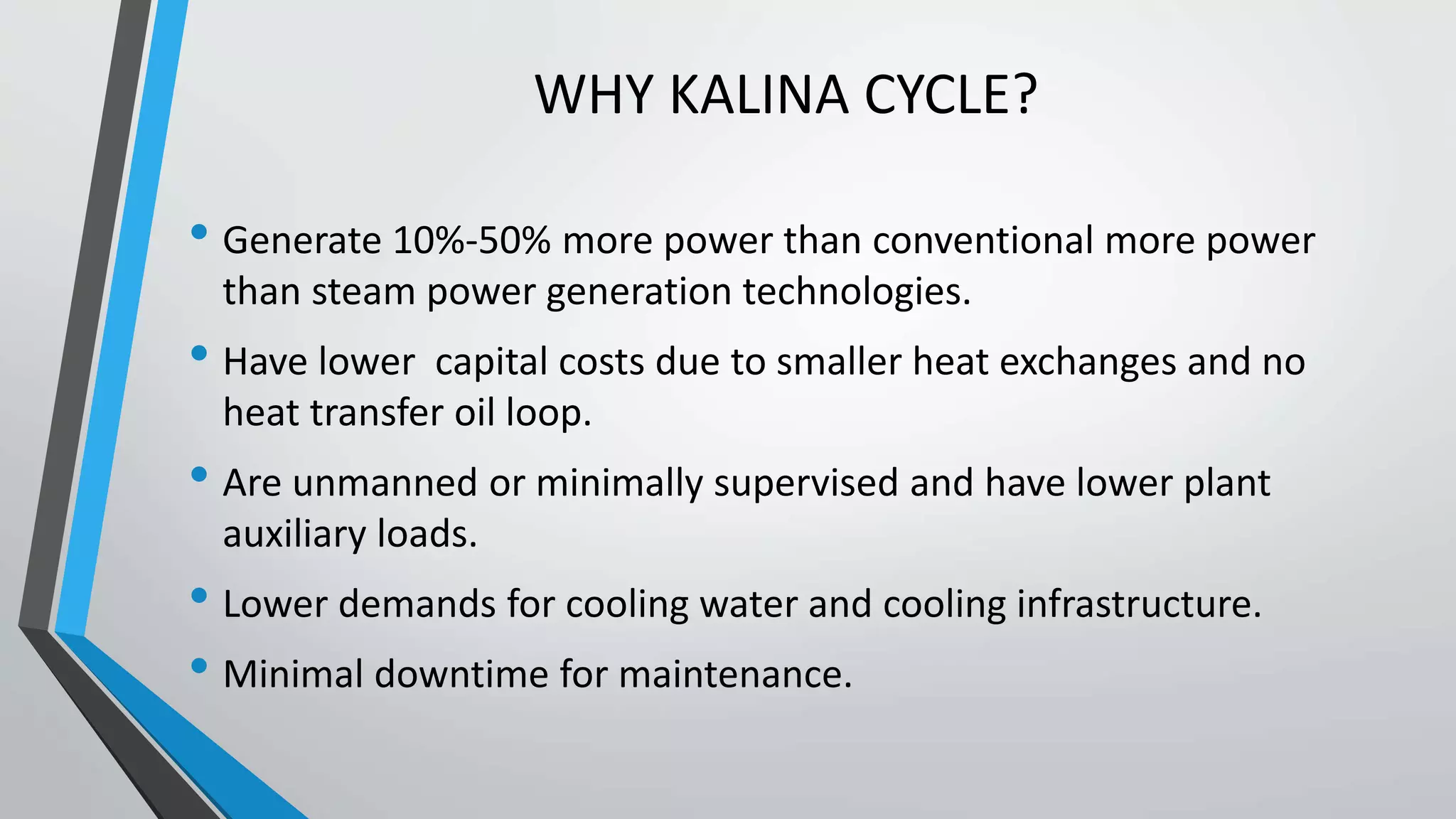 Kalina cycle | PPTX