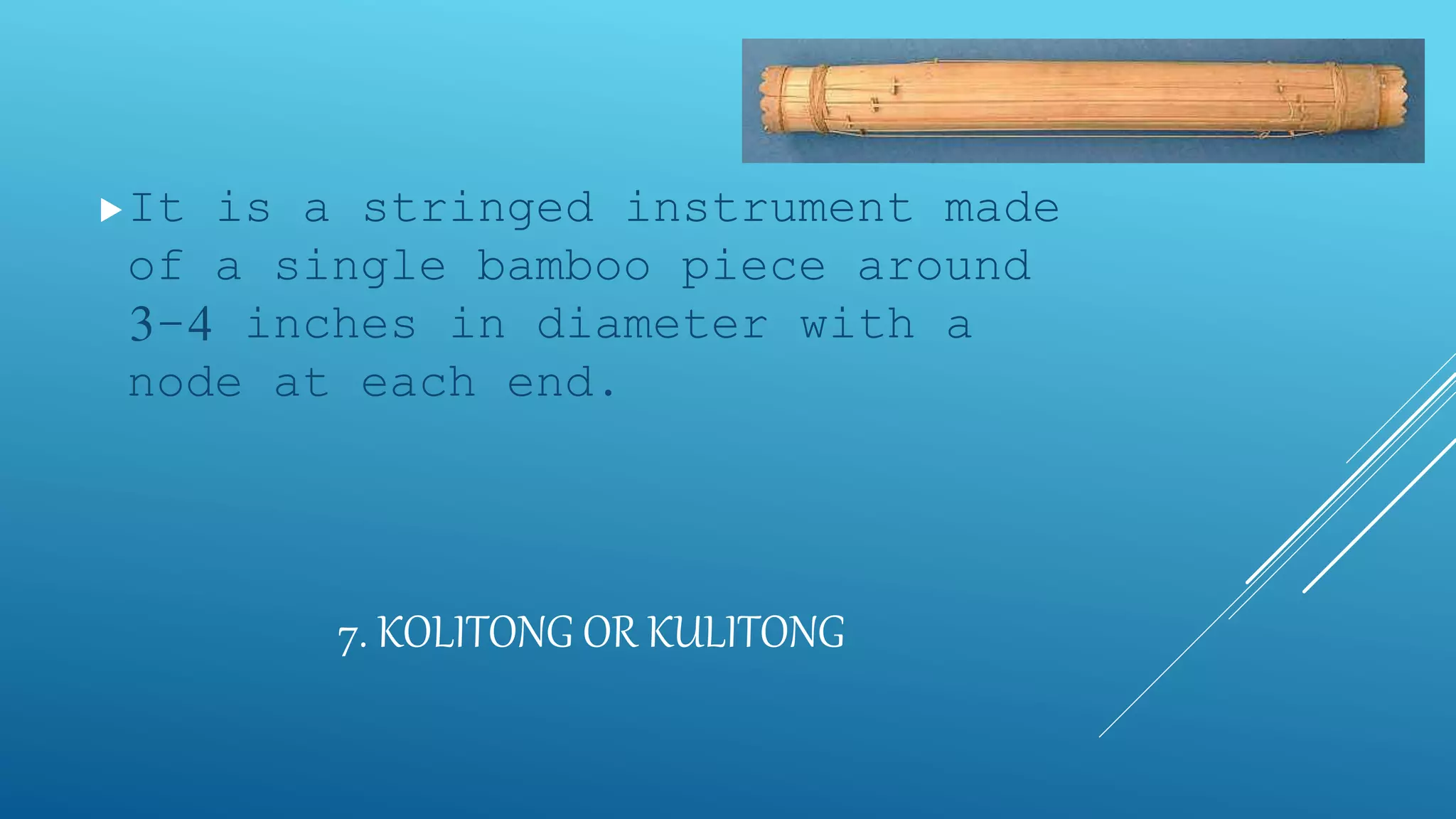 Kalinga ethnic instruments | PPTX