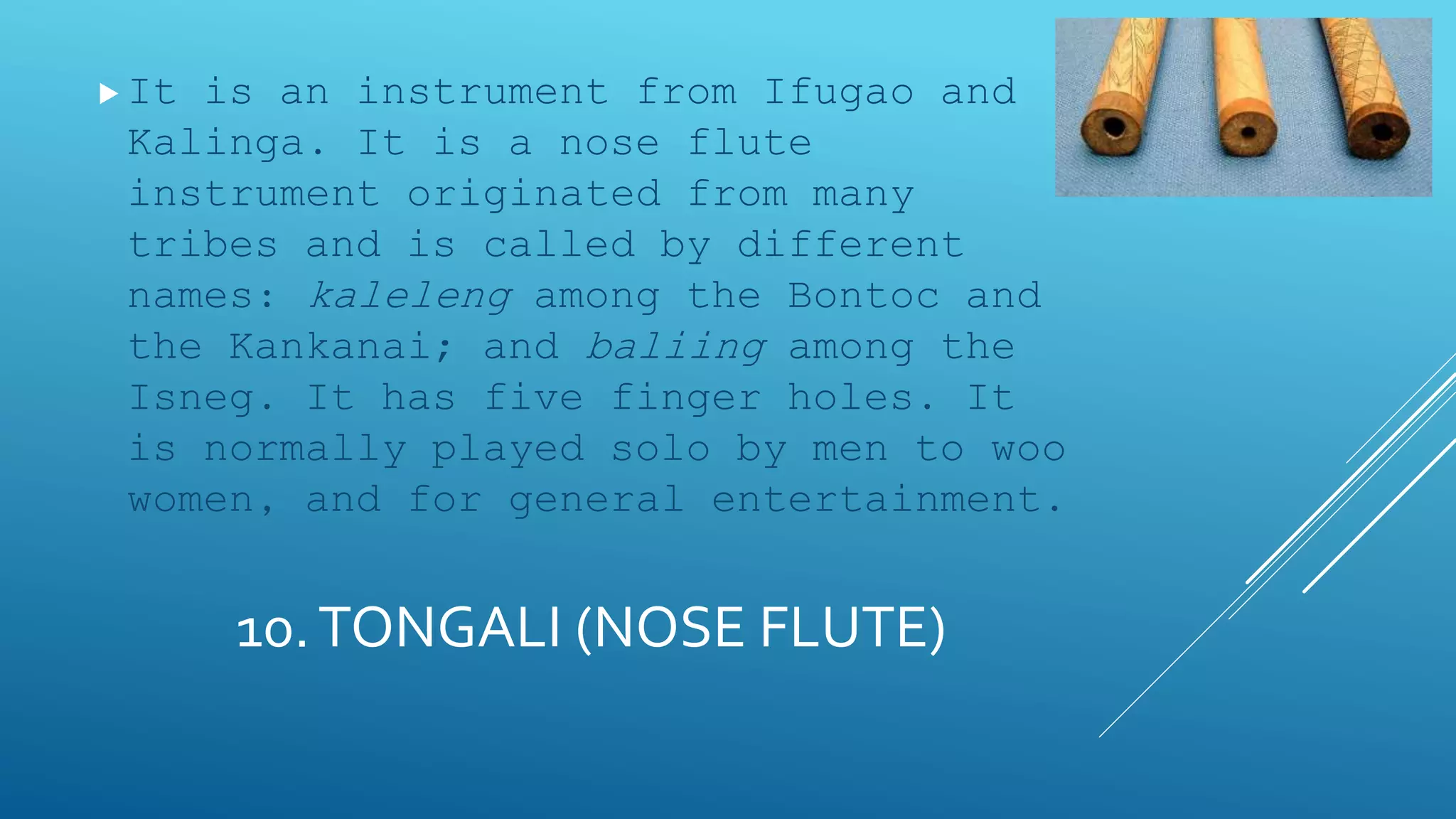 Kalinga ethnic instruments | PPTX