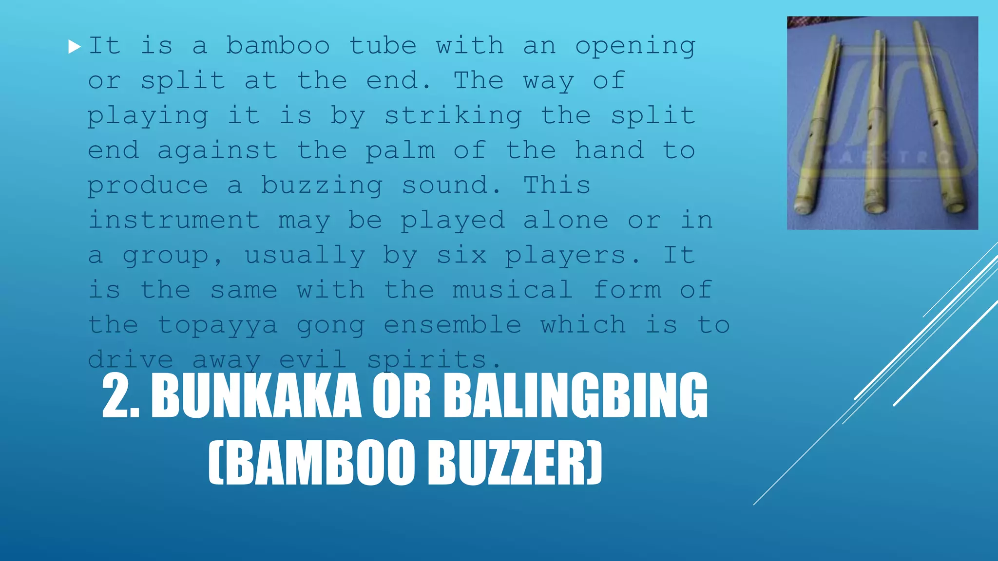 Kalinga ethnic instruments | PPTX