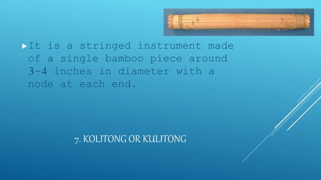 Kalinga ethnic instruments | PPTX