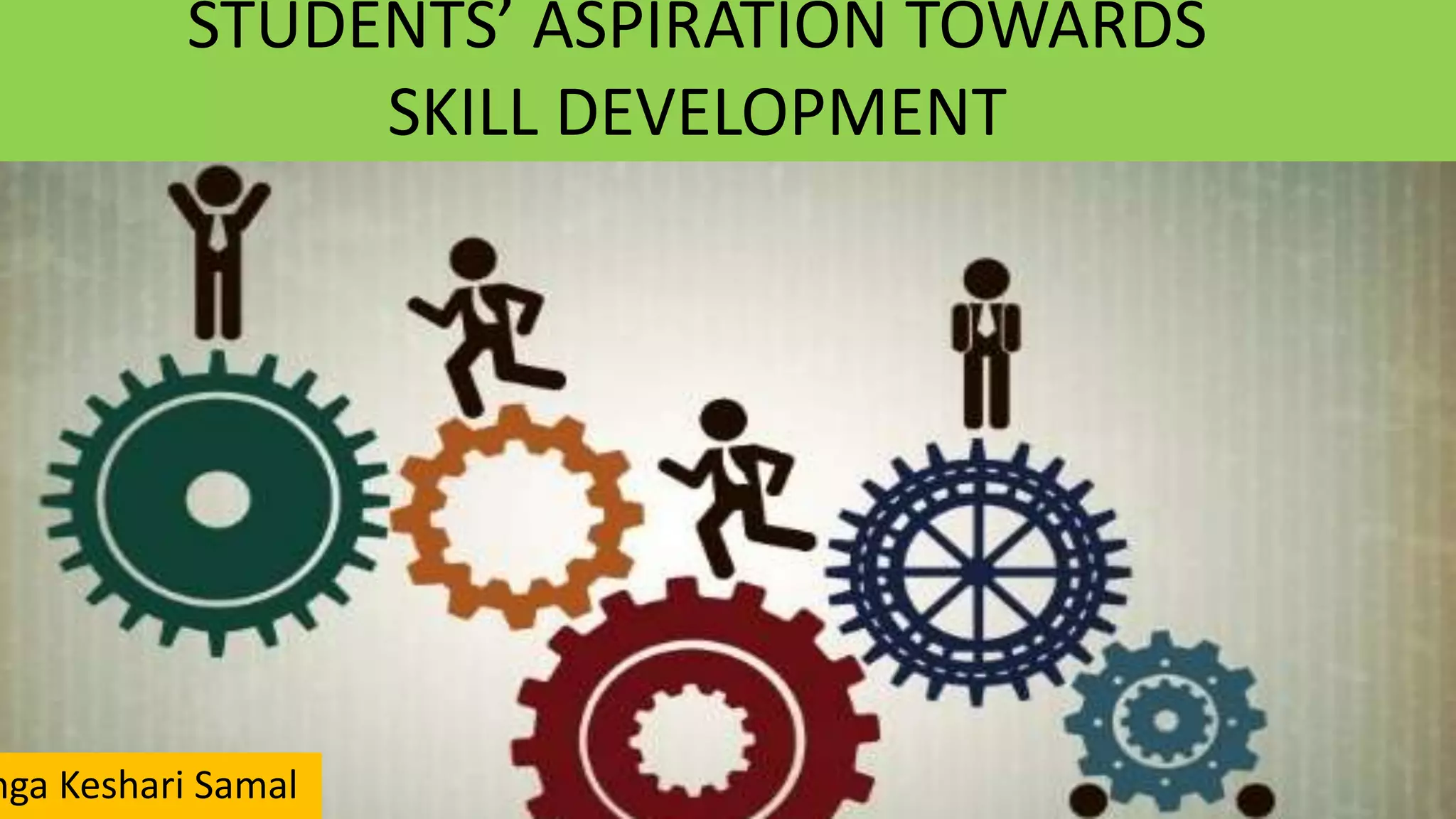 STUDENTS' ASPIRATION TOWARDS SKILL DEVELOPMENT | PPTX | Professional ...