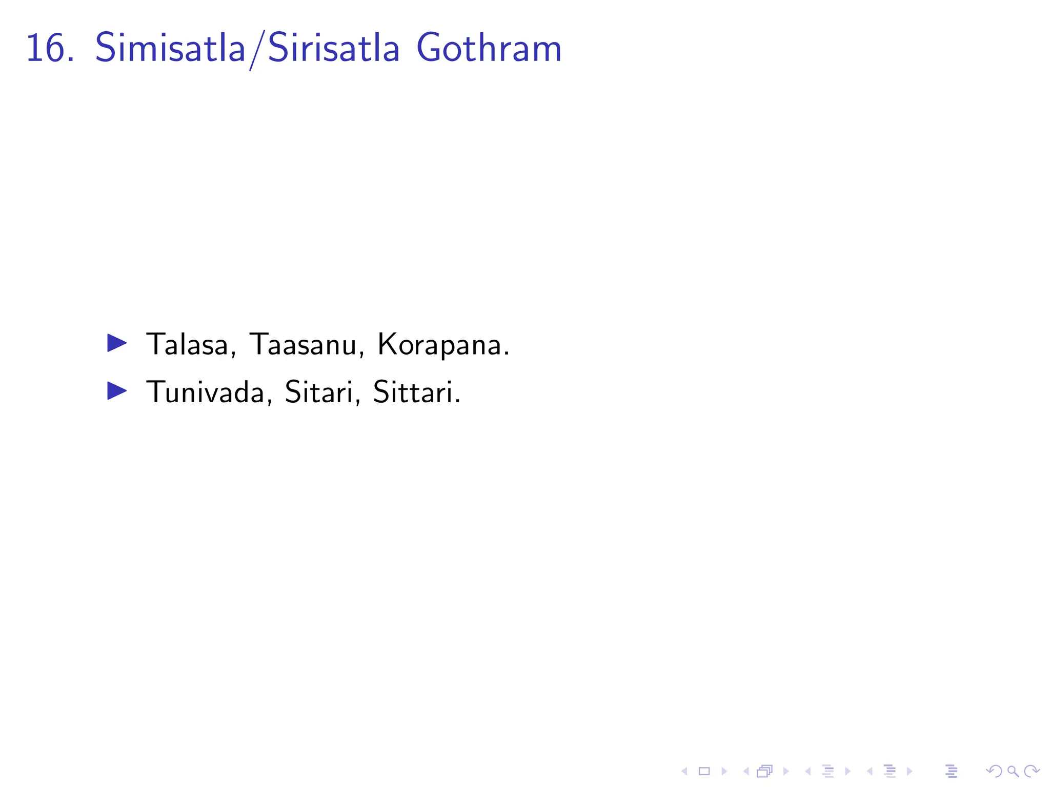 Kalingavysya Gothram and Surname Associations | PDF
