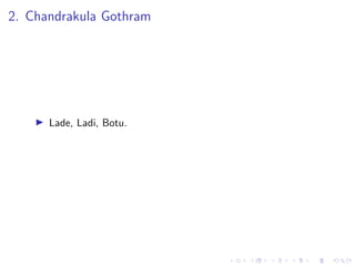 Kalingavysya Gothram and Surname Associations | PDF