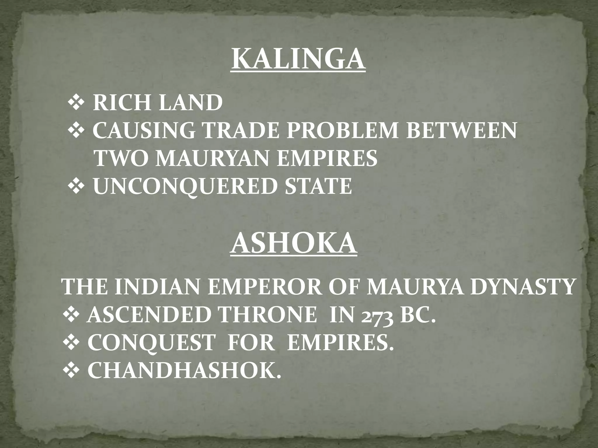 Kalinga war ppt | PPTX