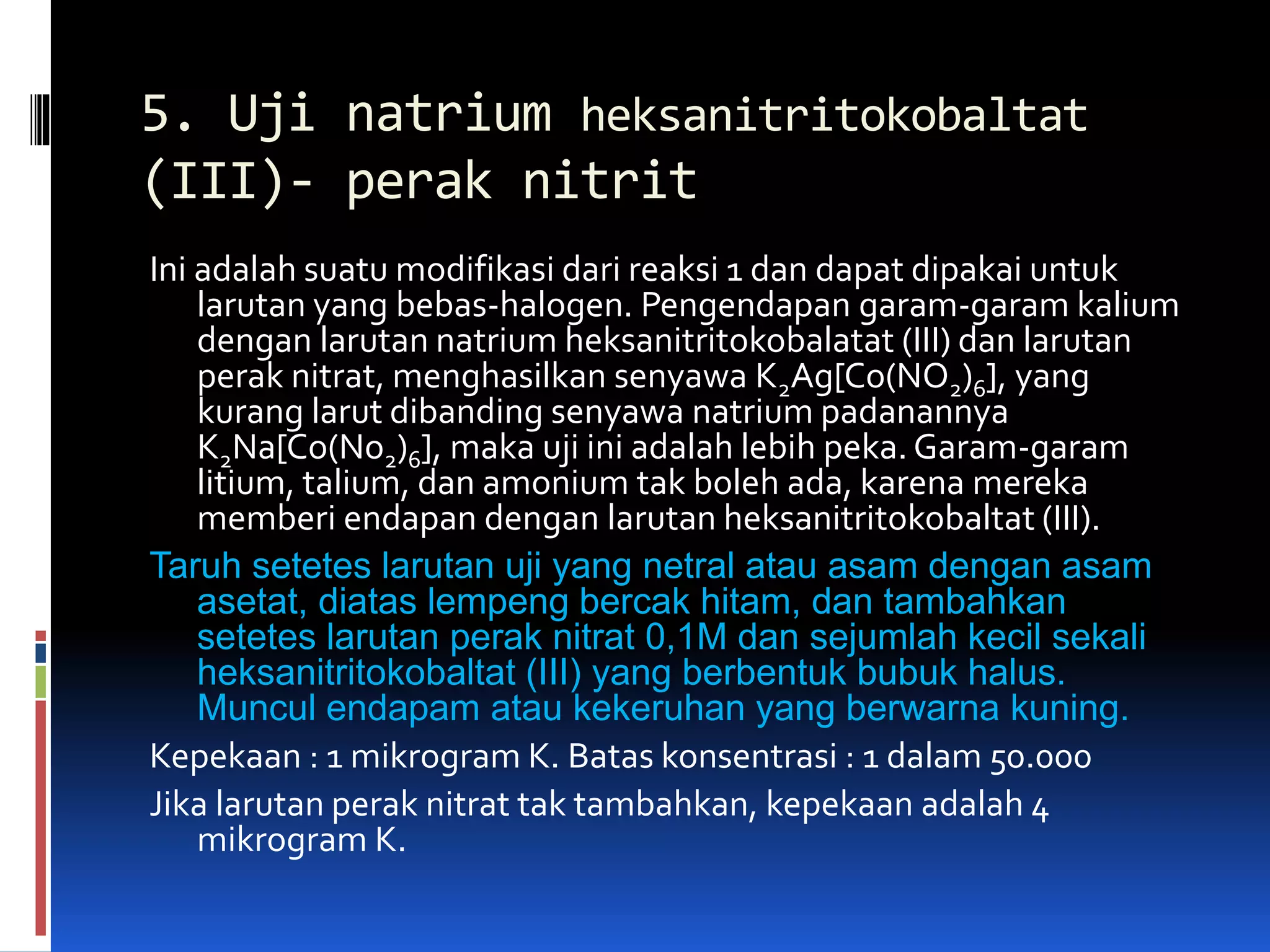 Sifat Fisik dan Kimia Kalium | PPTX