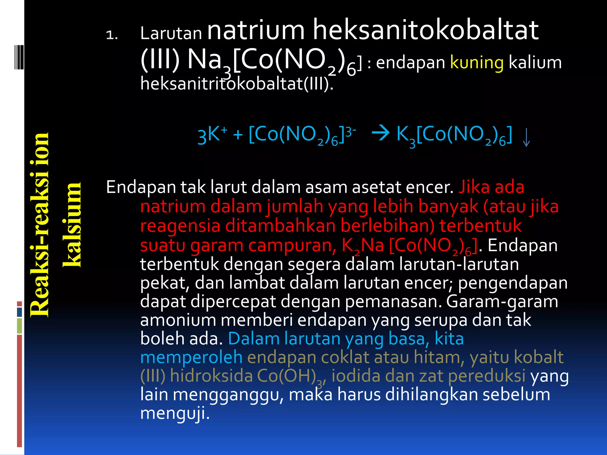 Sifat Fisik dan Kimia Kalium | PPTX