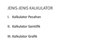 Kalkulator | PPTX