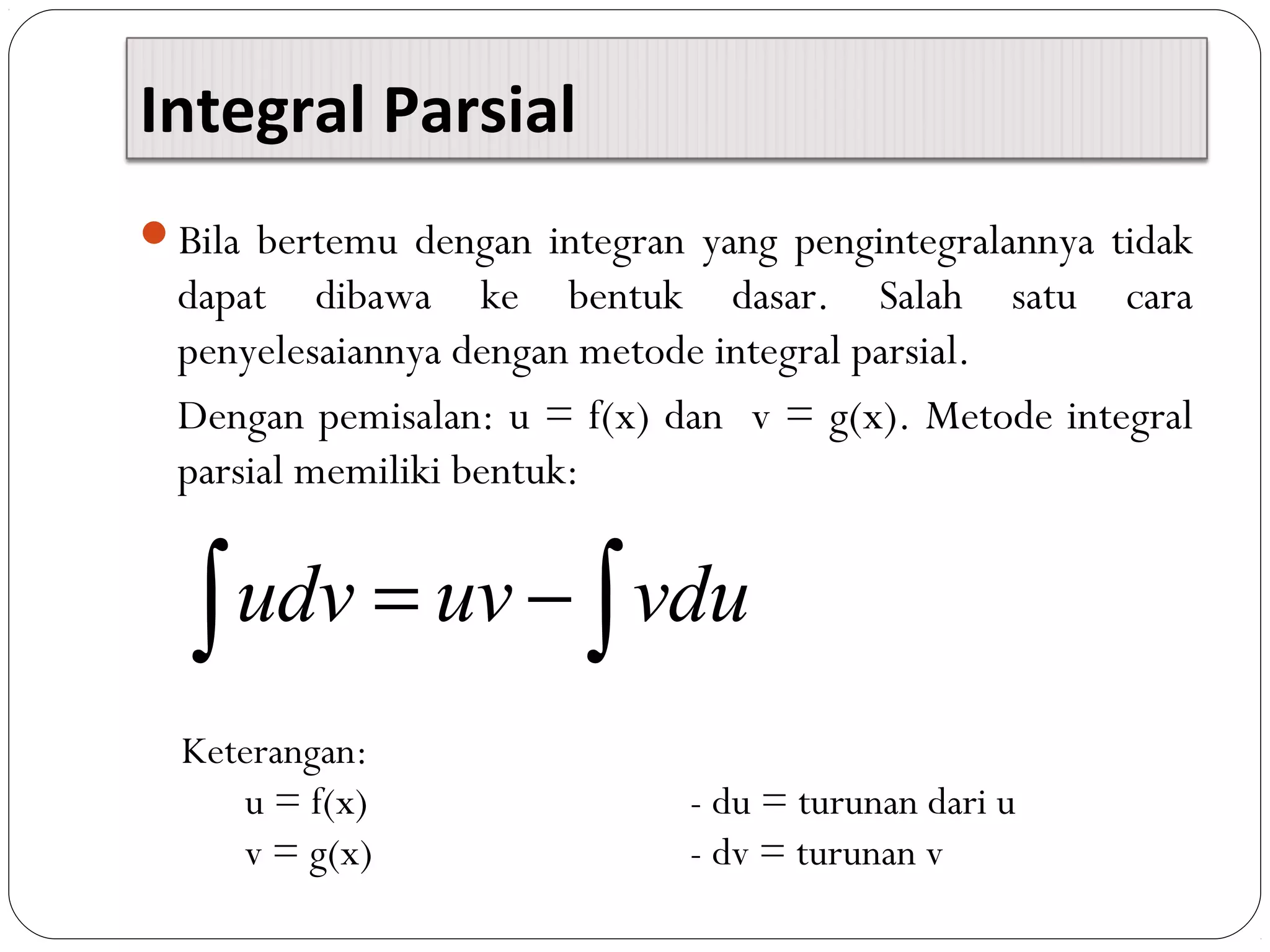 Kalkulus 2 integral | PPT