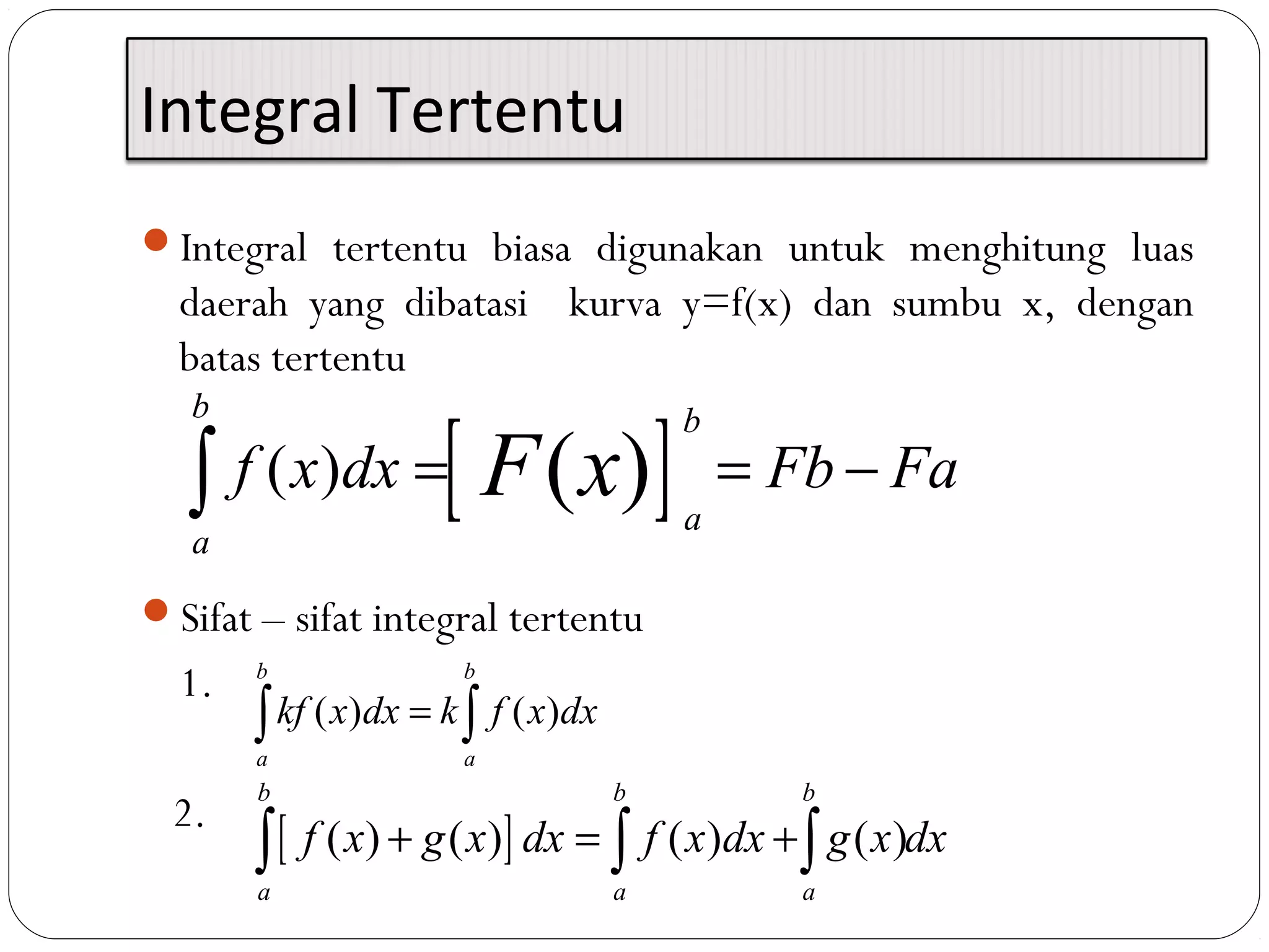 Kalkulus 2 integral | PPT