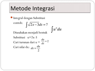 Kalkulus 2 integral | PPT