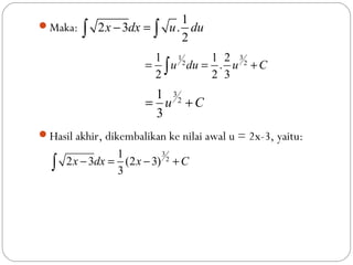 Kalkulus 2 integral | PPT