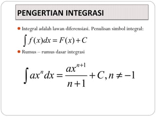 Kalkulus 2 integral | PPT