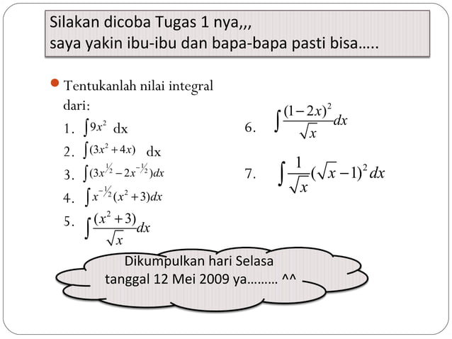 Kalkulus 2 integral | PPT