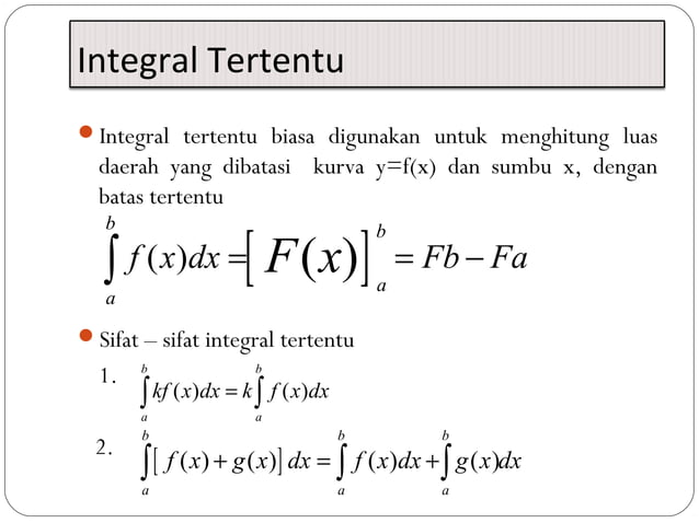 Kalkulus 2 integral | PPT