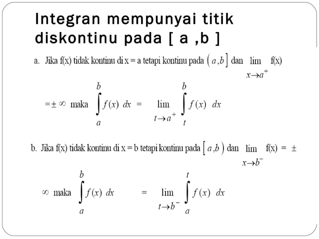 Kalkulus 2 integral