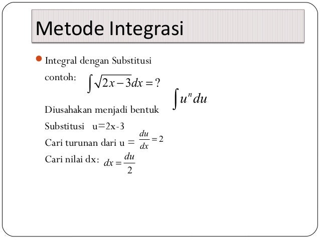 Kalkulus 2 integral
