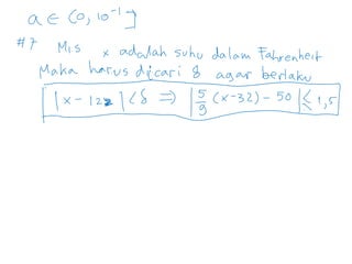 Kalkulus 1 a minggu 1 | PPT