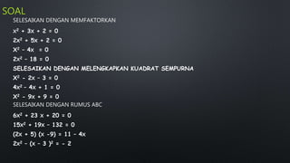 KALKULUS SEMESTER 1 UNINDRA PERTEMUAN 2 | PPT