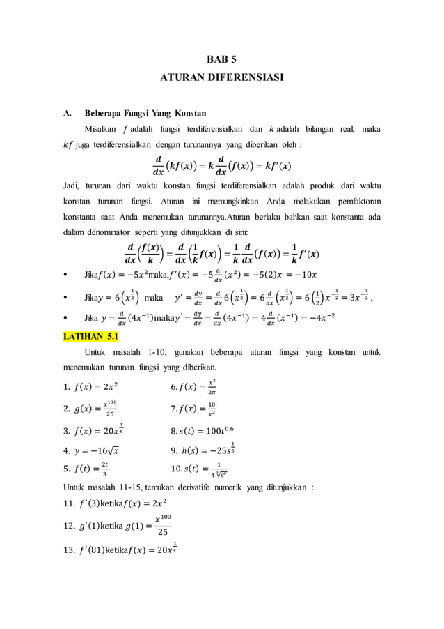 Kalkulus diferensial dan integral | PDF | Free Download