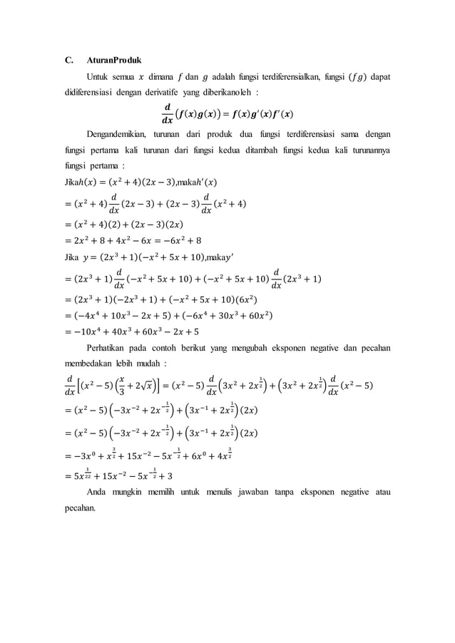 Kalkulus diferensial dan integral | PDF