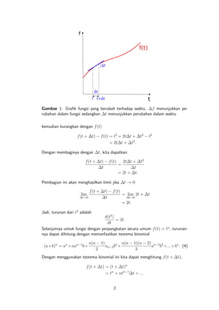 Kalkulus diferensial integral | PDF