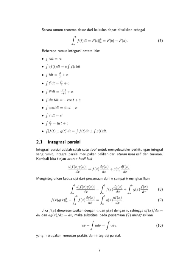Kalkulus diferensial integral | PDF