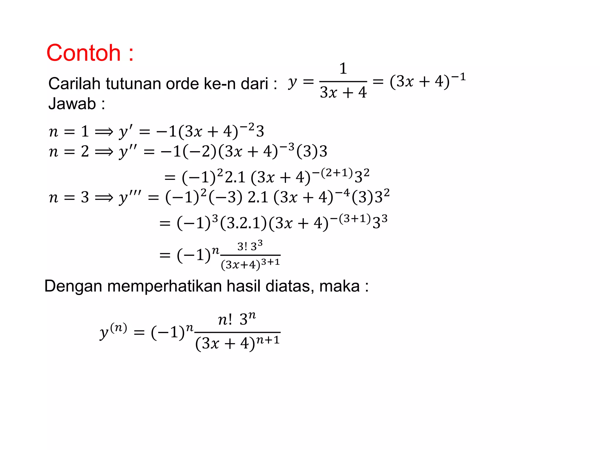Kalkulus modul 3a turunan fungsi revisi | PPT