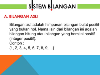 Kalkulus sistem bilangan | PPTX