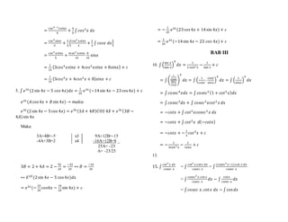 Soal dan Penyelesaian tugas Kalkulus | DOCX