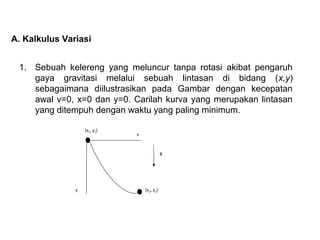 Kalkulus variasi | PPT