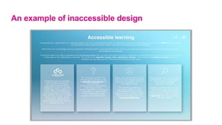 Accessible design: Minimum effort, maximum impact | PPT