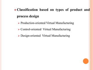VIRTUAL MANUFACTURING PPT | PPTX