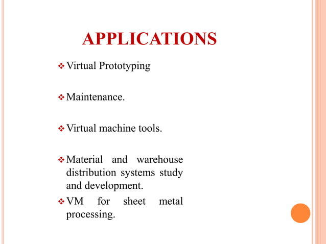 VIRTUAL MANUFACTURING PPT | PPTX