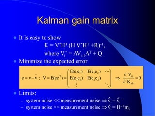 kalman filter illustrated with 2D example | PPT | Physics | Science