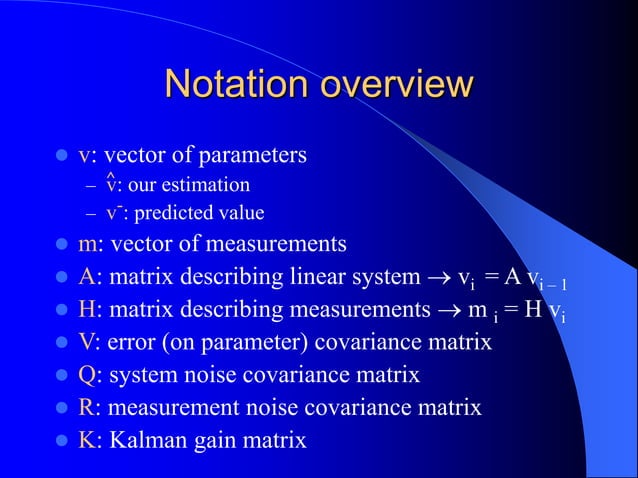 kalman filter illustrated with 2D example | PPT