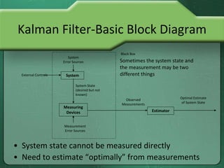 Kalman filters | PPTX
