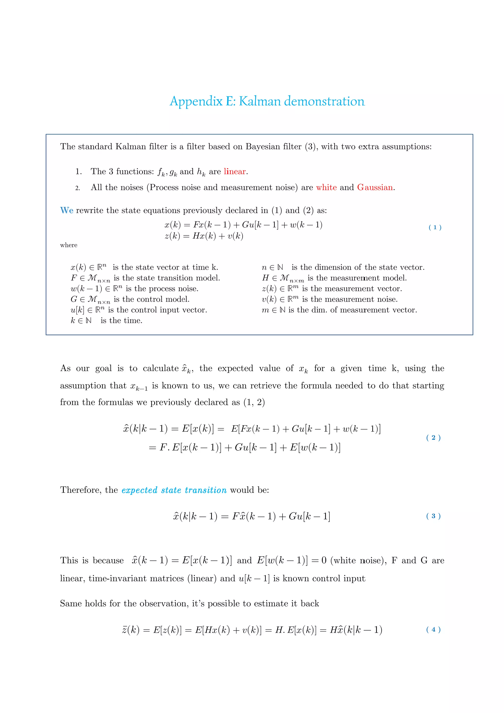 Kalman filter demonstration | PDF | Physics | Science